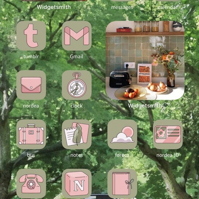 Motivational App Theme: Glow and Grow Aesthetic Icon Pack for Ios ...