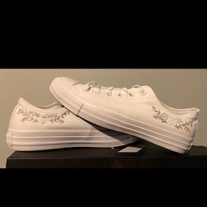 Custom Wedding Platform Converse High Tops - Etsy