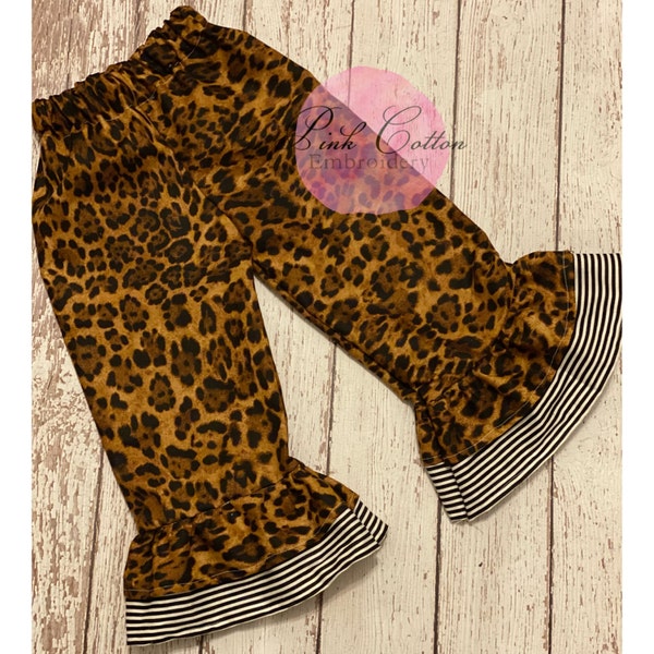 Ruffle Pants Pdf Sewing Pattern for Girls, Ruffle Pants Pattern for ...