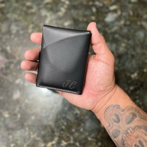 Minimalist Slim Wallet Template DIY EDC Leather Wallet PDF - Etsy