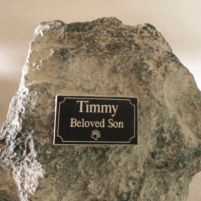 Human Rock Ashes Urn for the Yard - Etsy