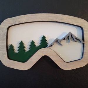 Goggles Wood Wall Sign - Etsy