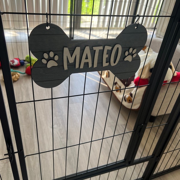 Personalized Wood Crate Sign /personalized Pet Gift / Custom Pet Name ...