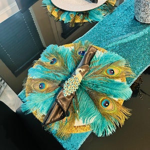 Romantic Rococo White Peacock Feather Wedding Fan With - Etsy