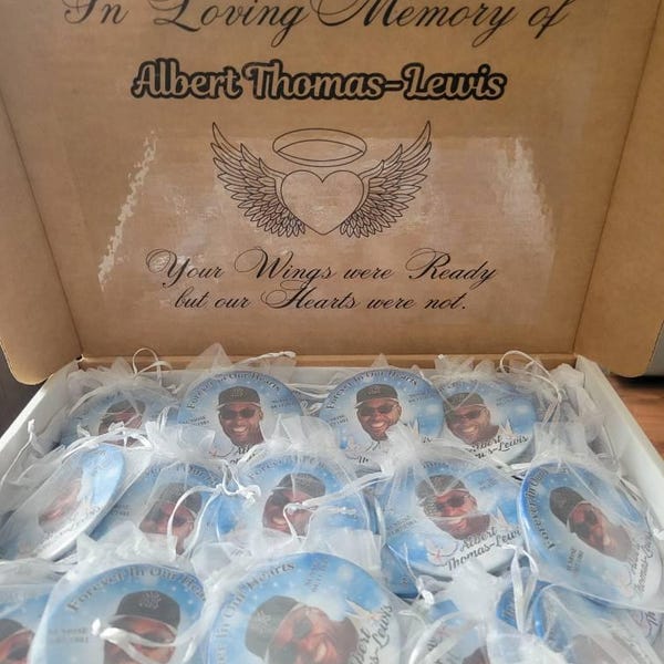 Cancer Memorial Button With Ribbon | Personalized Photo Funeral ...