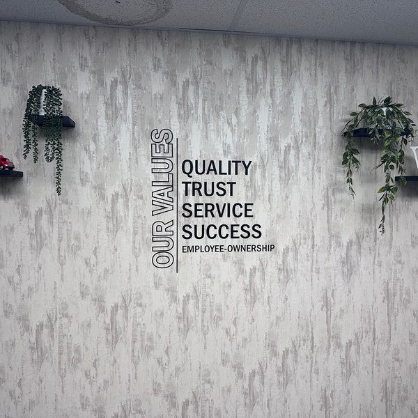 Hello & Welcome Office Wall Decal - Welcome Office Sign - Welcome Sign ...