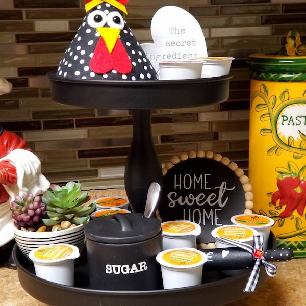 DIY Cone-shaped Easter Chicken in a Nest, Chicken Made of Fabric and ...