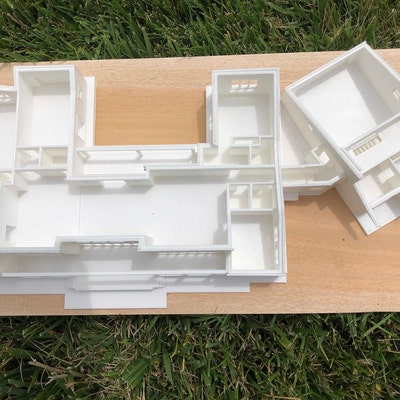 Personalized House Models two Colors architectural Model House Replica ...