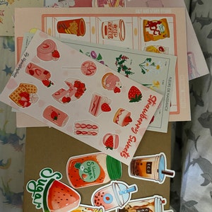 Hanami Sticker Sheet Japanese Picnic Aesthetic Spring - Etsy