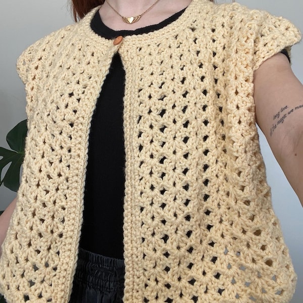 Mabel Sweater | Crochet Pattern | PDF - Etsy