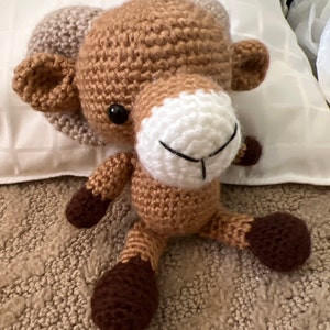 PATTERN: Reagan the Ram Crochet Ram Pattern Amigurumi Ram Pattern ...