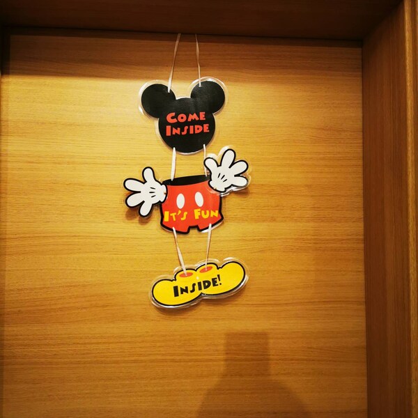 INSTANT DOWNLOAD Printable Classic Mouse Hanging Welcome Door Sign ...