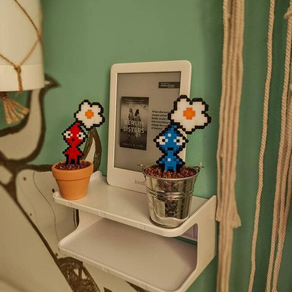 Super Mario Climbing Flagpole | Video Game Decor | Desk Plant | Game ...