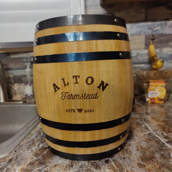 10 Liter Barrel for Wedding Centerpieces and Cards, Event Decor ...