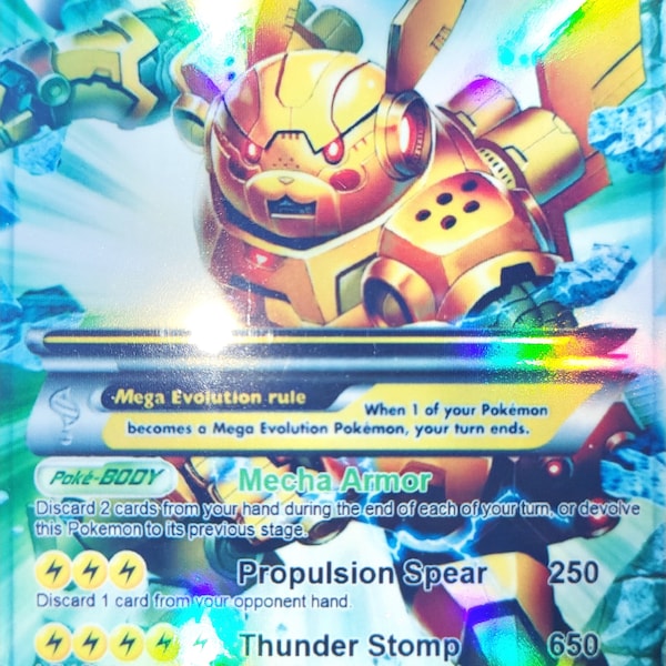 The Undefeatable Red Gx Pokemon Card - Etsy