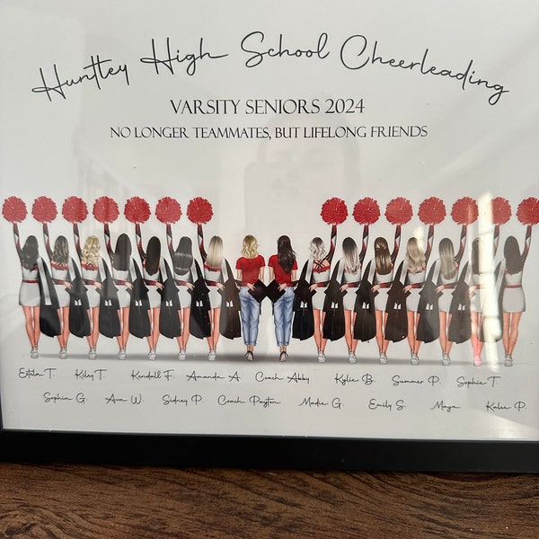 3 Best Friends Drawing Three Besties Print Friendship Poster 3 Best ...