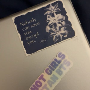 Jimin Muse Holographic Logo Sticker - Etsy