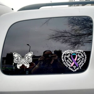 AUTISM Medical Alert Vinyl Car Window Decal - Etsy