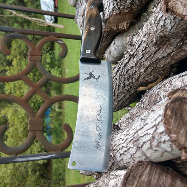 Set of 5 Damascus Billets 10" Long Custom Handmade Damascus Steel ...