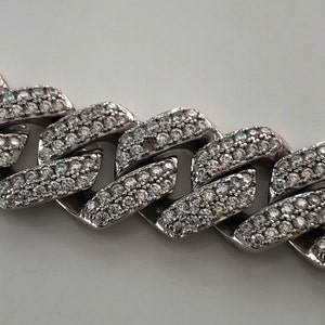 Final Sale 14mm Monaco Cuban Link Chain in 925 Sterling Silver - Etsy