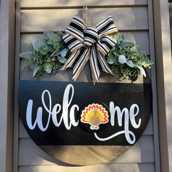 Front Door Decor | Interchangeable Sign | Interchangeable Holidays ...