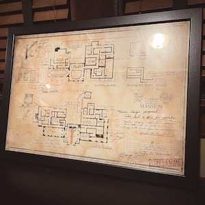 Resident Evil, the Spencer Mansion Plan, High Quality, A1/A2 Prints - Etsy