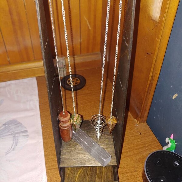 Pendulum Stand, Pendulum Display, Pendulum Holder, Moon Phases Stand ...