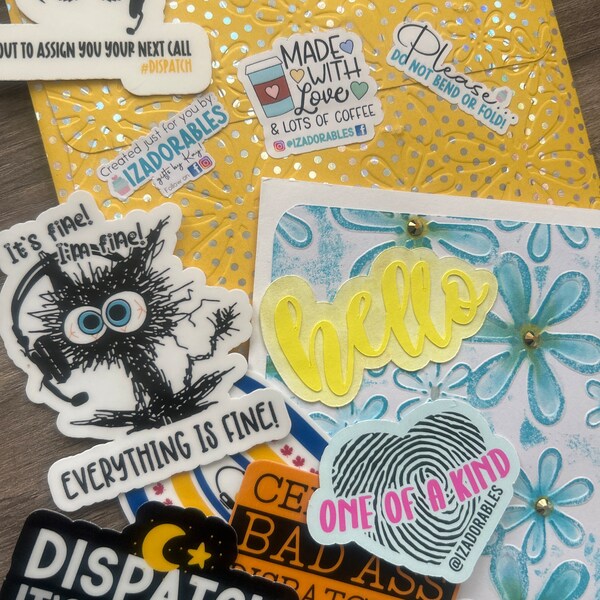 Forensic - Identification - Police 6 Pack of Stickers! - Etsy