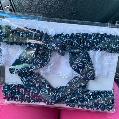 Fishing Garter Set of Two CHOOSE YOUR COLORS Custom Made Set of Two ...