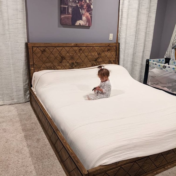 CUSTOM Bed Frame Enclosure for Bed With Box Spring or Steel Frame . - Etsy