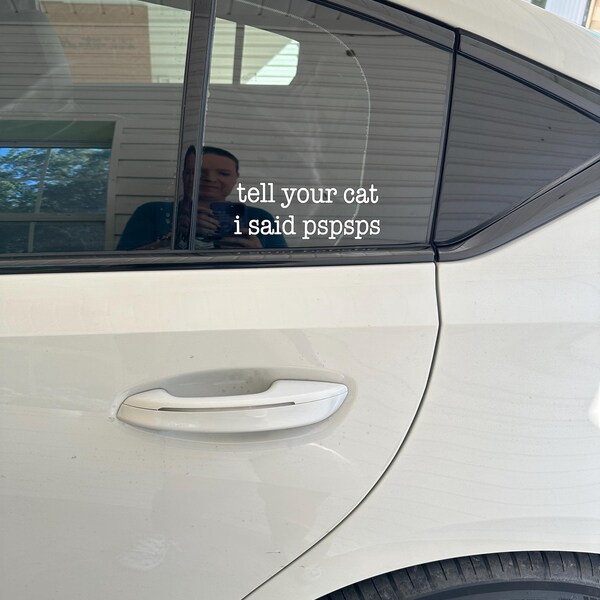 Crying but Trying Decal, Car Decal, Laptop Sticker, Funny Bumper ...