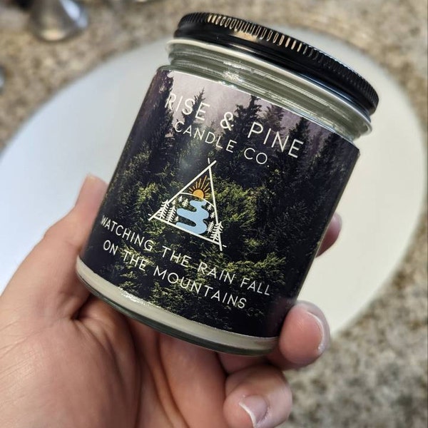 Space Themed Soy Wax Candle | Musk Ozone Candle | Masculine Candle ...