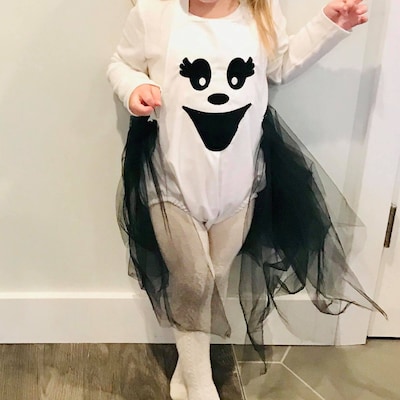 Halloween Girl Ghost Face Embroidery Design Machine Applique - Etsy