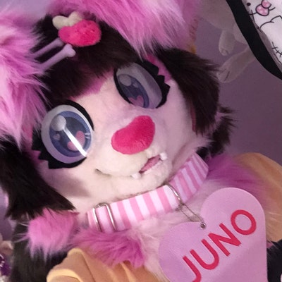 Vegan Leather Fursuit Collar Name Tag Furry Name Tag Con - Etsy