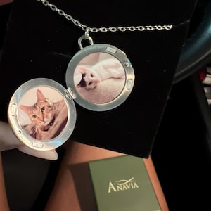 Pet Locket Necklace Custom Pet Photo Locket Locket Necklaces With Photo ...