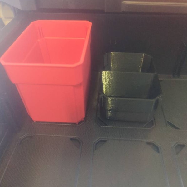 Craftsman VERSASTACK Organizer Compatible Small Nesting Bins - Red - Etsy