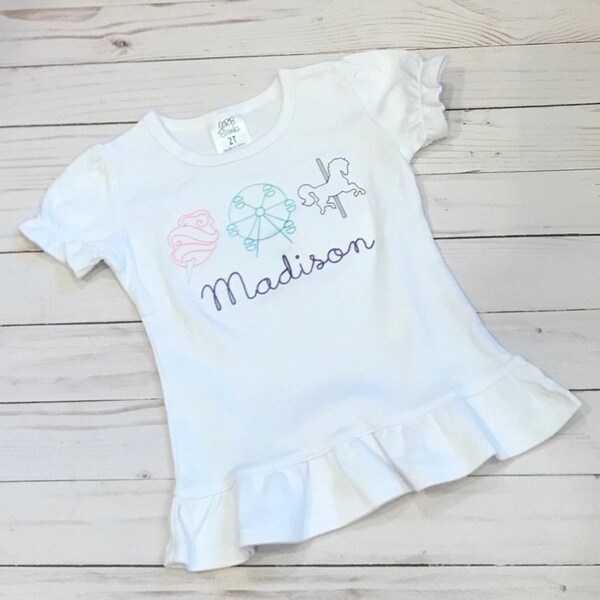 Vintage Stitch County Fair Embroidery Design, Quick Stitch Fair Theme ...