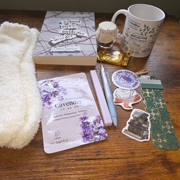 Personalized Blind Book Box, Personalized Book Gift Box, Blind Date ...