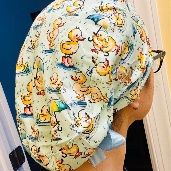 Face-lift Markings Scrub Cap, Plastic Surgeon Hat, Cosmetic Surgery ...