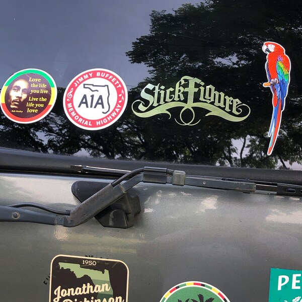 STICKER A1A Jimmy Buffett Memorial Highway - 3.5" - Etsy