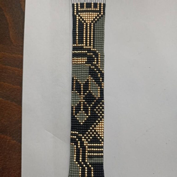 Shiny Dragonfly Loom Bracelet Pattern, Miyuki Delica PDF Pattern, Bug ...