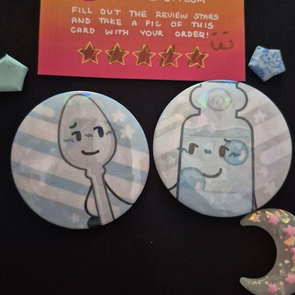 Custom Design Pin Button Accessory Battle for Dream Island BFDI ...