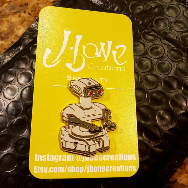 Rob the Robot - 1.5" Hard Enamel Lapel Pin - Etsy