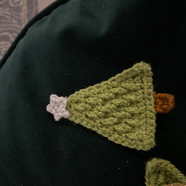 CROCHET PATTERN Christmas Tree Decoration and Garland - Etsy