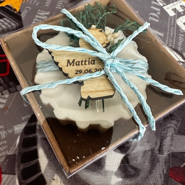 Handmade Baptism Scented Soap Favors, First Communion Soap Favors, Baby ...