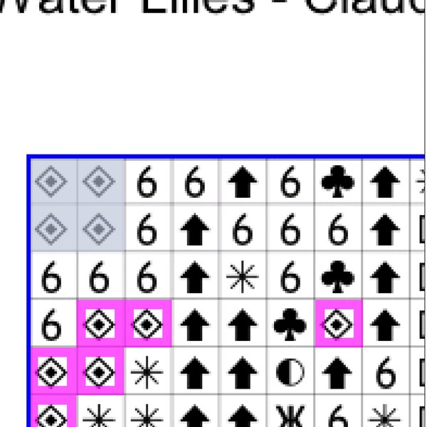 21 Mini Art Cross Stitch PDF Patterns Set, Mini Masterpieces Van Gogh ...