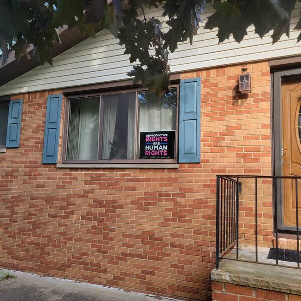 Reproductive Rights Yard Sign // 2-sided // Women's Rights Are Human ...