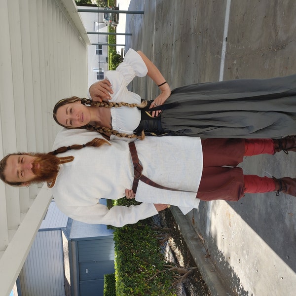 Medieval Russian Linen Shirt "rubacha" With Selvage for Slavic ...