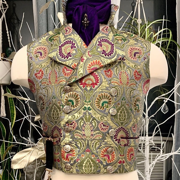 Empire Regency Mens Waistcoat 1790-1820 Sewing Pattern #0122 Size US 34 ...