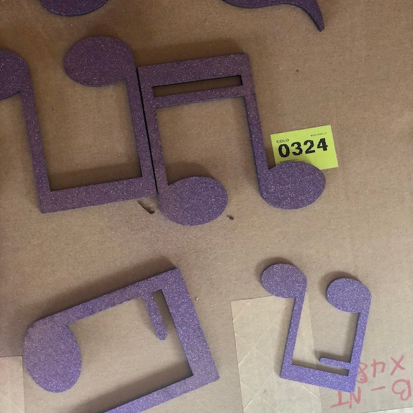 Wooden Music Note Cutouts (5 Pack): Unfinished MDF, DIY Decor - Etsy